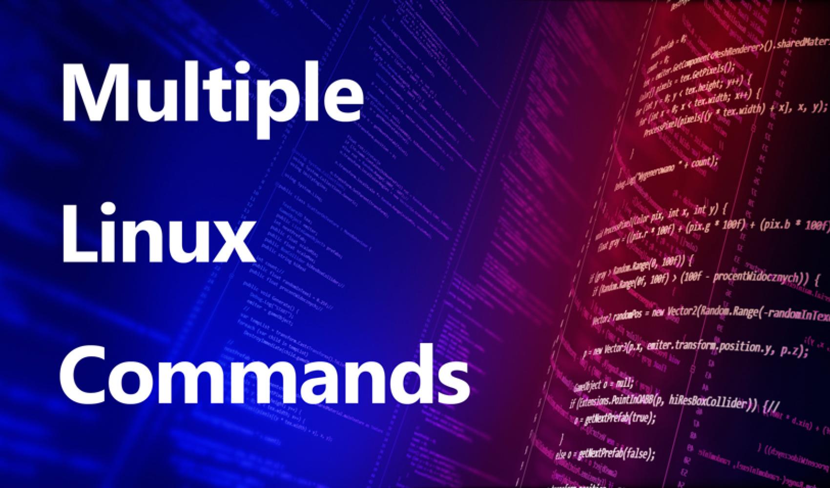 同时运行多个 Linux 命令 - LinuxStory