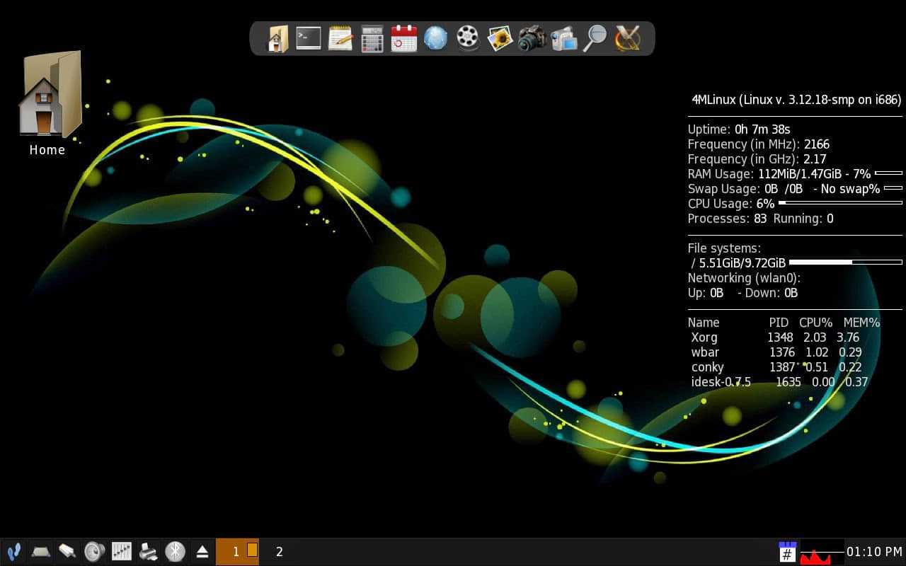 麻雀虽小五脏俱全，4MLinux现在才仅55MB - LinuxStory